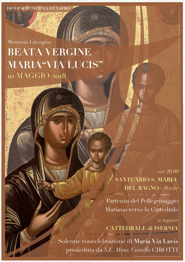 Isernia/ Pellegrinaggio a piedi dal santuario di Santa Maria del Bagno ...